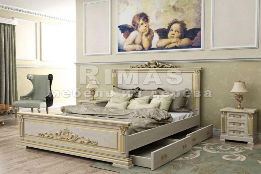 Купить спальня «Триест» из массива дерева - Rimas-Mebel.RU